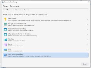 Set up Azurite Docker container. – ByteLanguage.Net